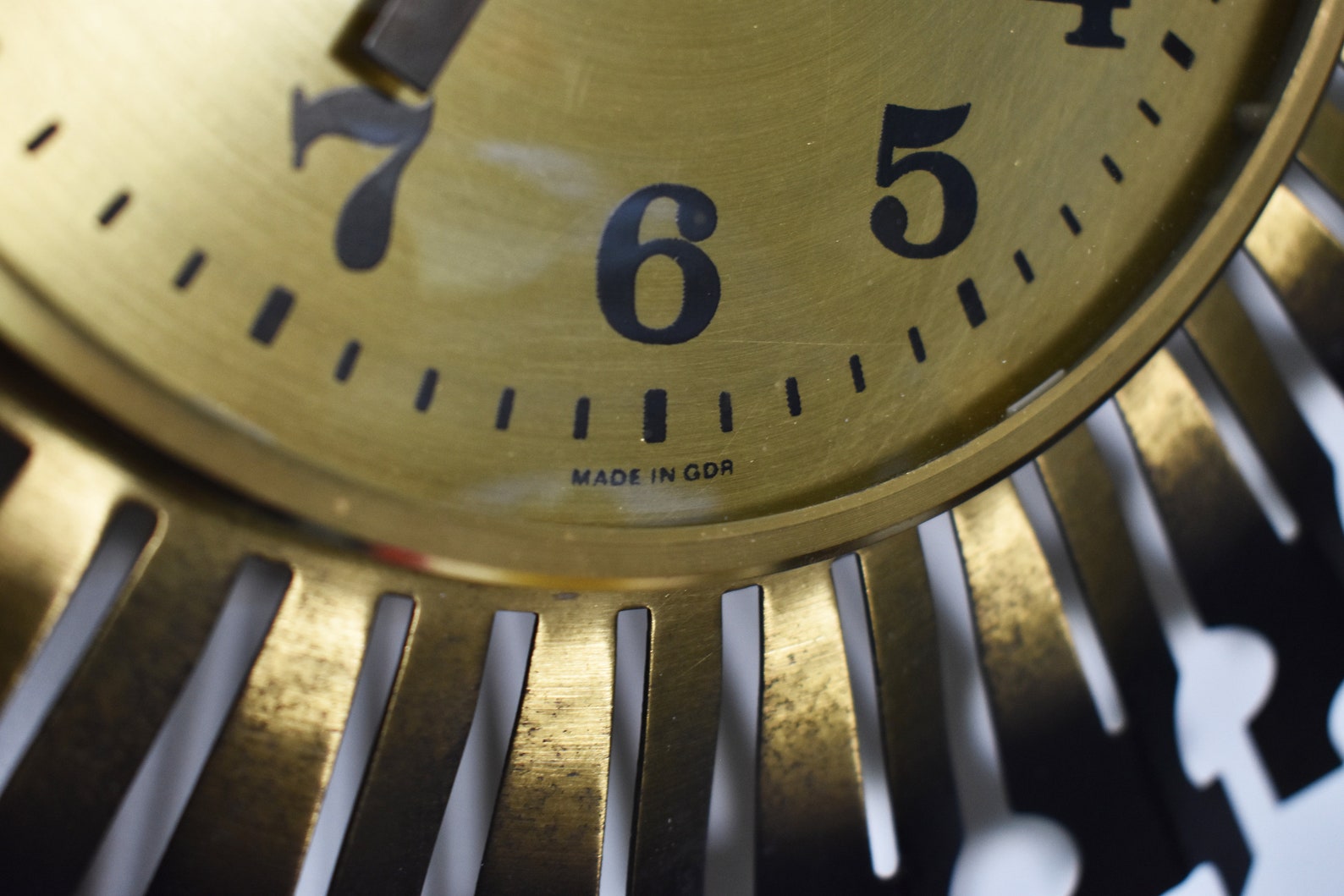 Midcentury Sunburst Wall Clock Made in West Germany / Weimar - Etsy