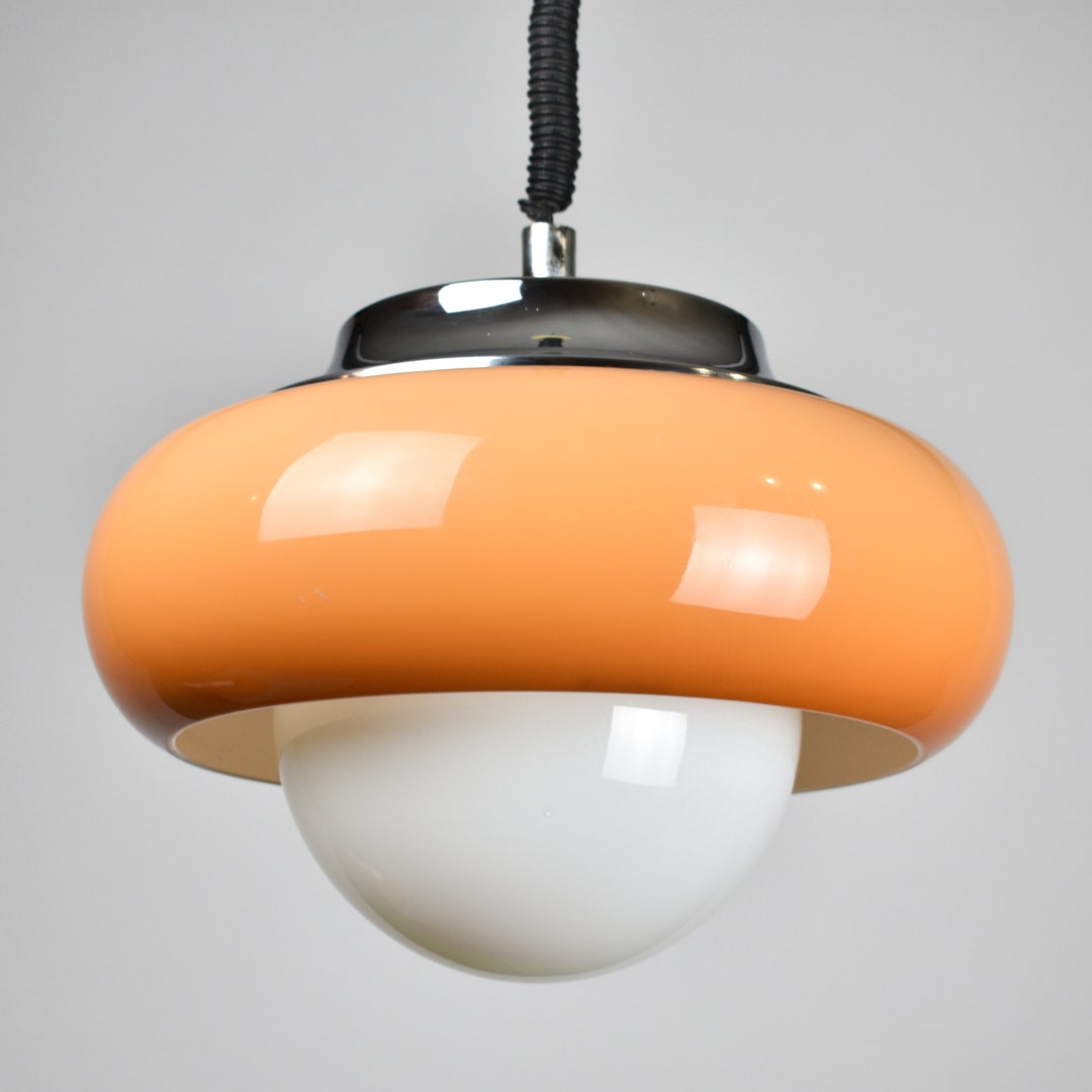 Meblo Guzzini Jadran Ceiling Light / Space Age Pendant Light / Mid ...
