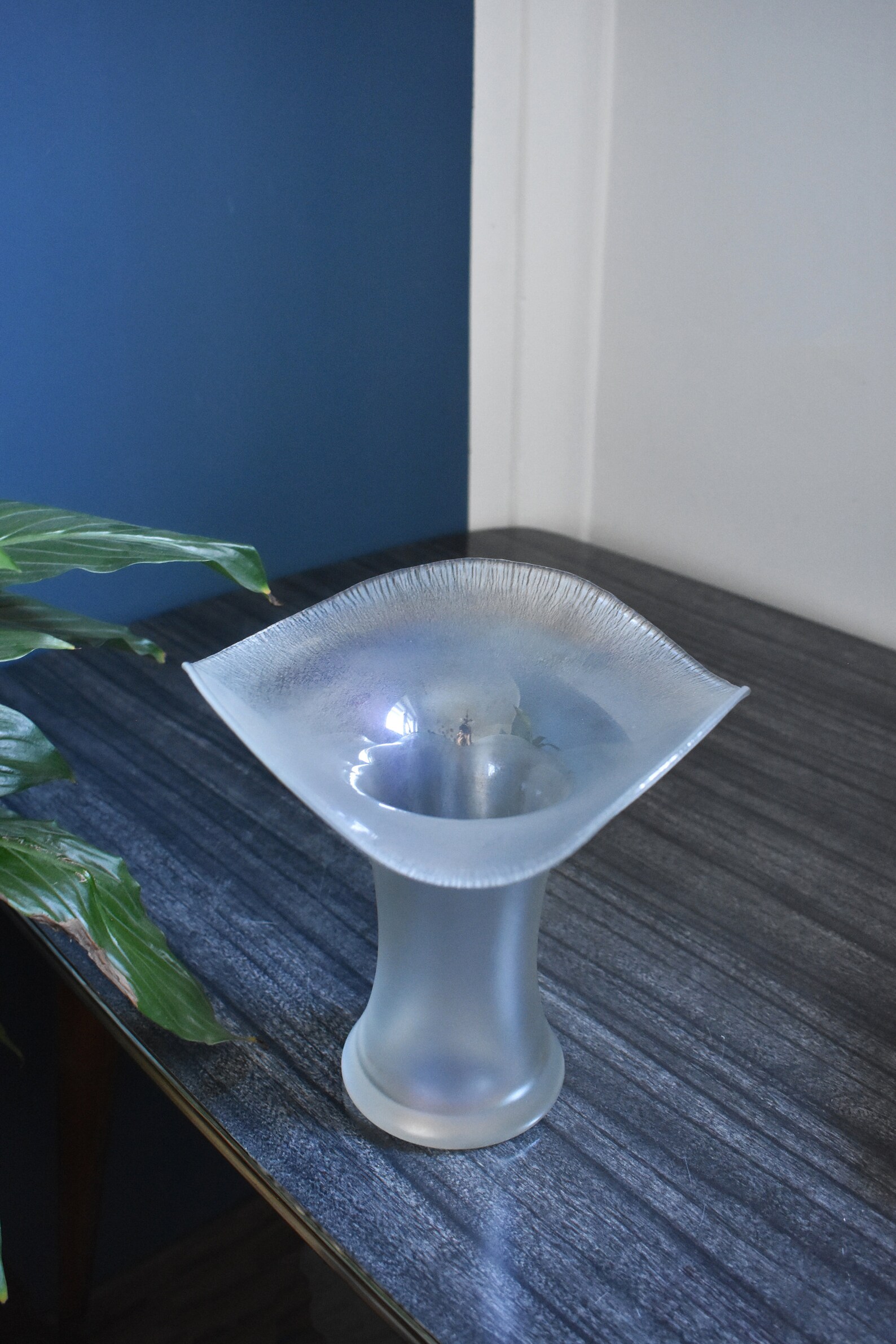 Vintage German ERWIN EISCH Studio Iridescent Glass Vase 1970s - Etsy