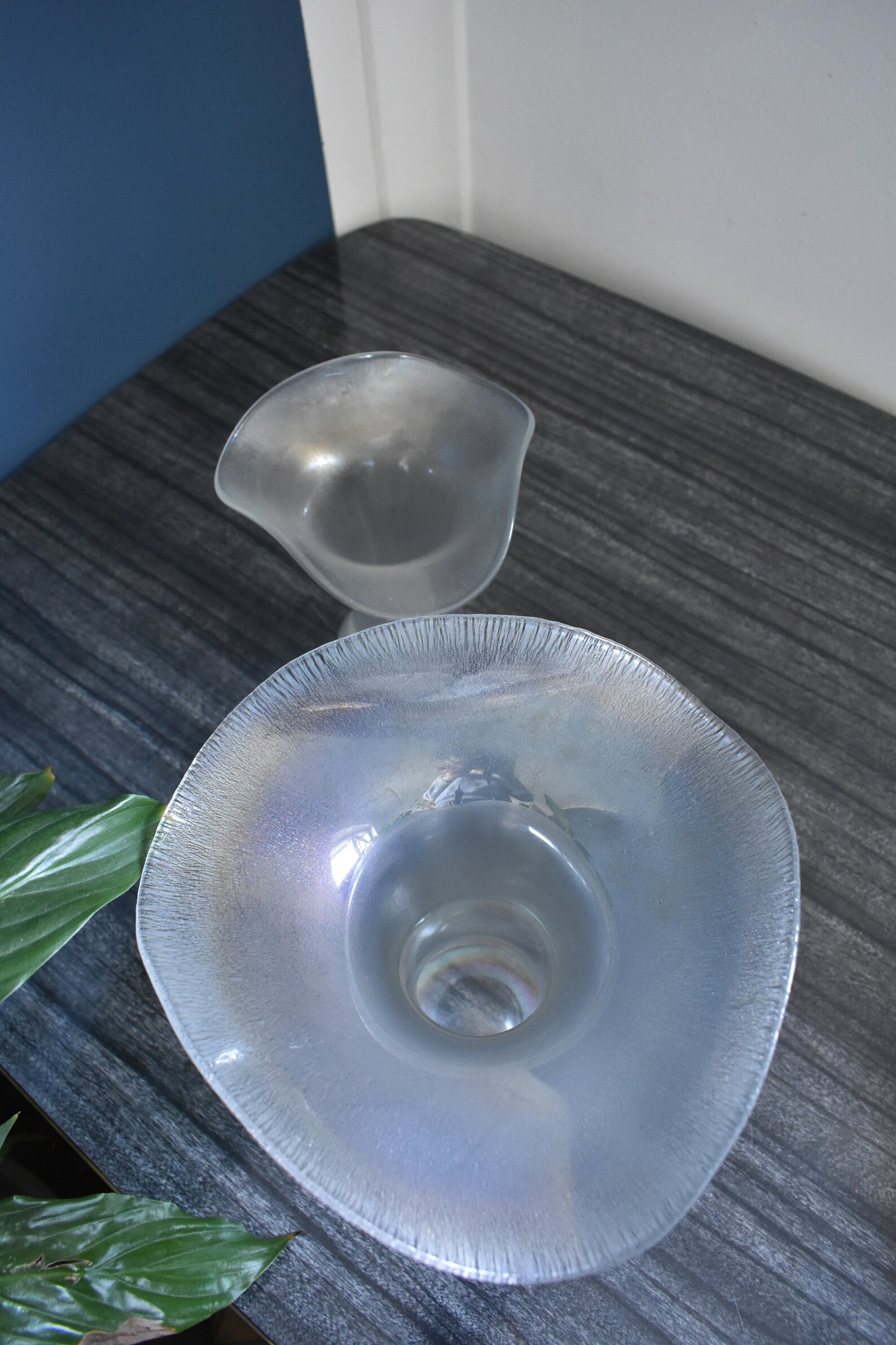 Vintage German ERWIN EISCH Studio Iridescent Glass Vase 1970s - Etsy