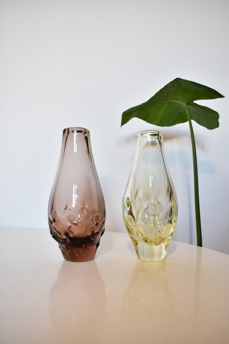 Zelezny Brod Sklo Vase by Miloslav Klinger / Art glass bud | Etsy