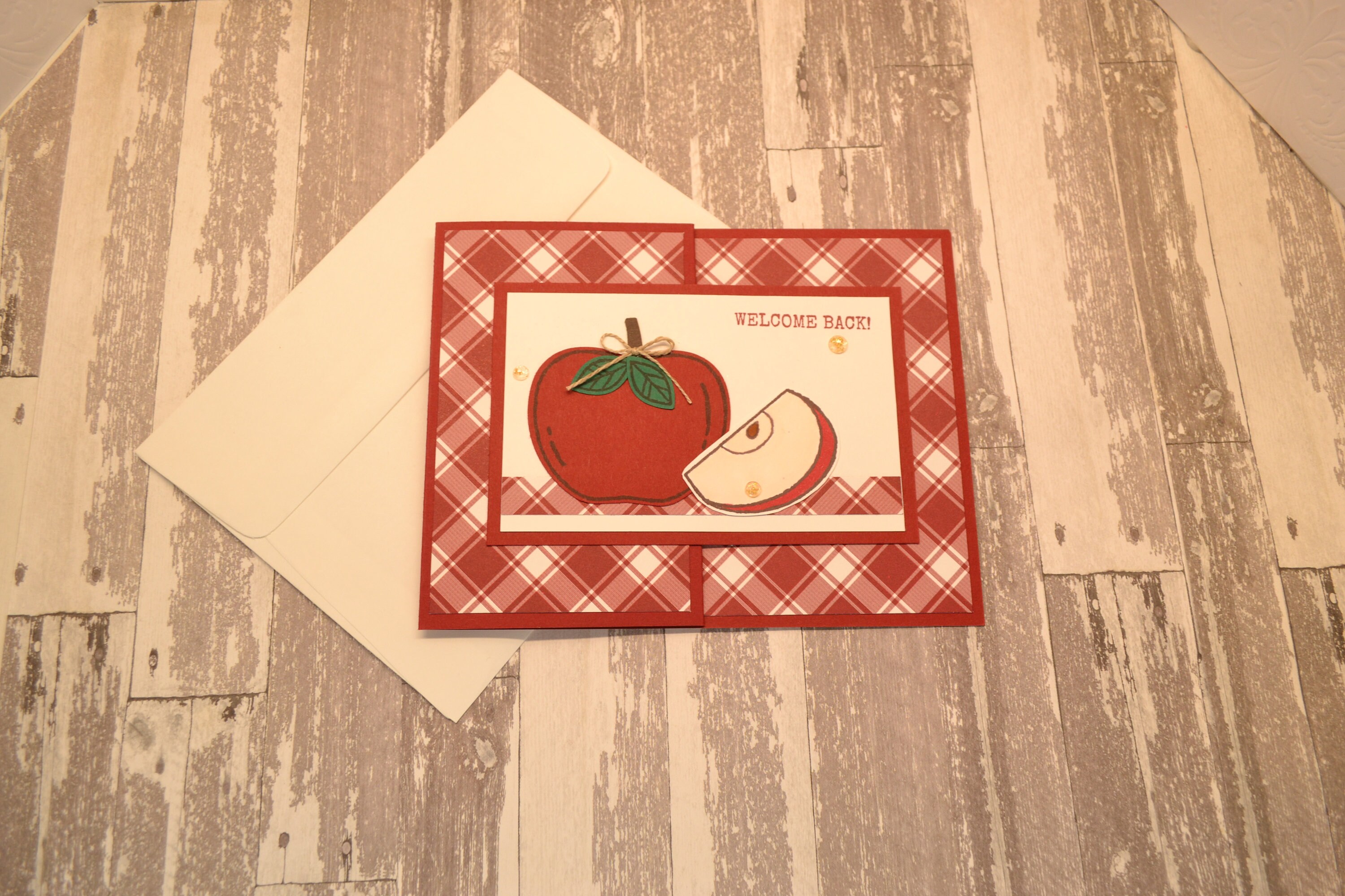 Teacher Welcome Back, Gift Card Holder, Stampin up Harvest Hellos ...