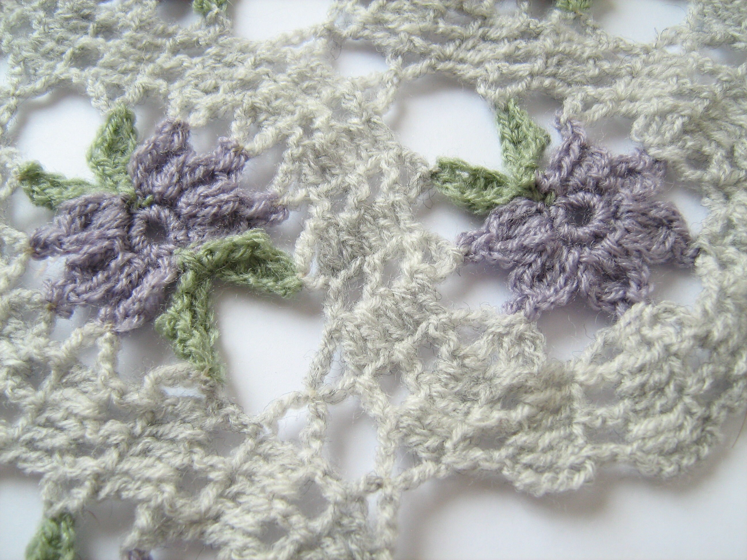 Crochet Flower Stole - Etsy