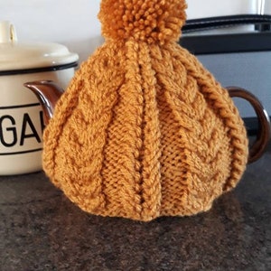 Mini Cable Tea Cosy - Etsy