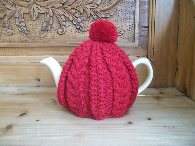 Mini Cable Tea Cosy - Etsy