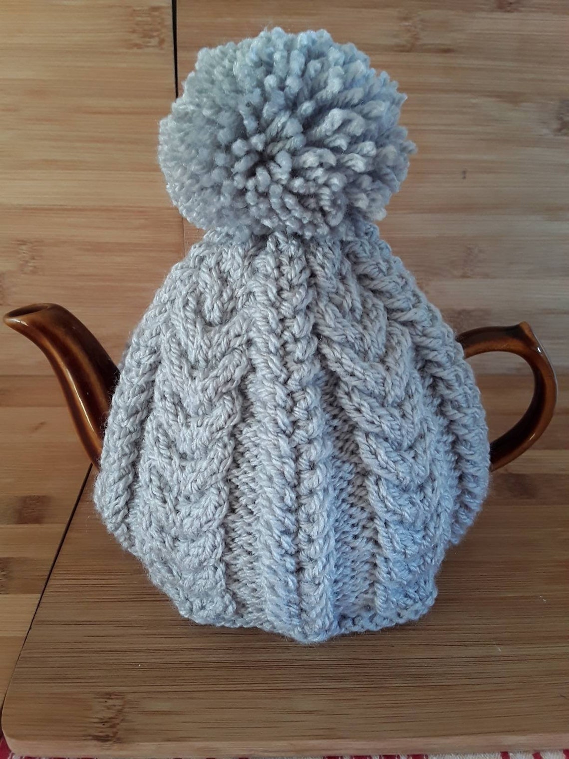 Mini Cable Tea Cosy - Etsy