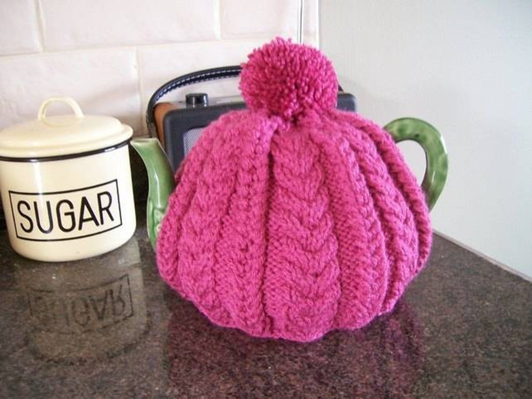 Large Cable Tea Cosy - Etsy