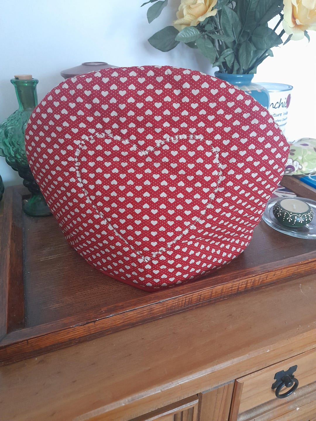 Large Tea Cosy Made in Heart Fabric - Etsy