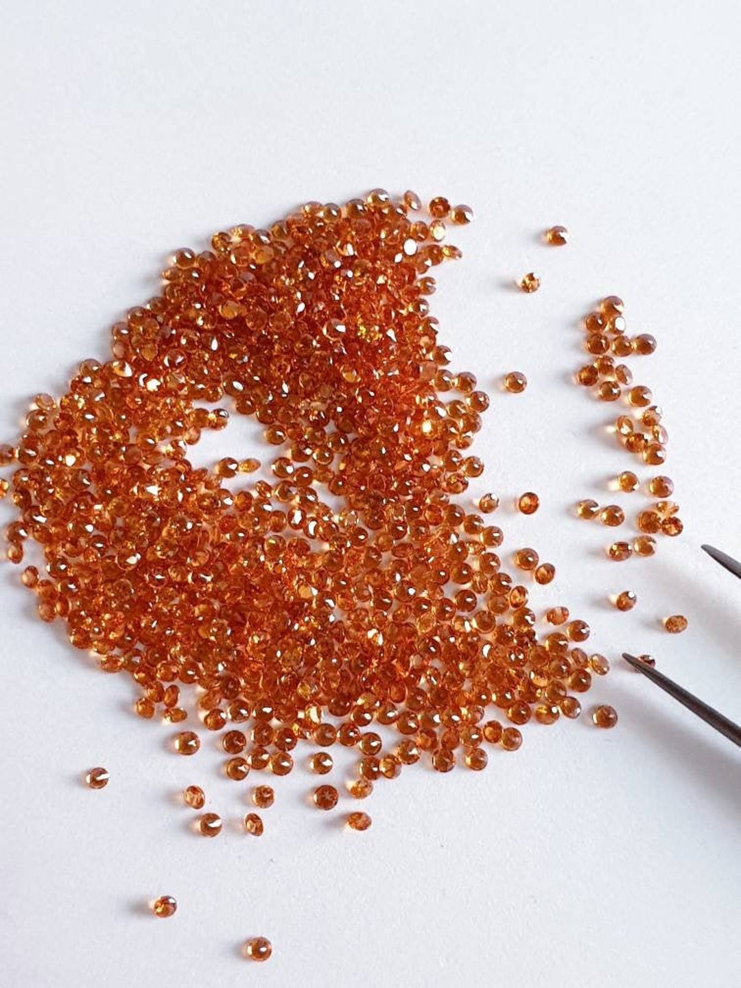 Mandarin Spessartite Garnet 2mm Shade No.2 - Etsy