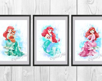 Ariel poster | Etsy