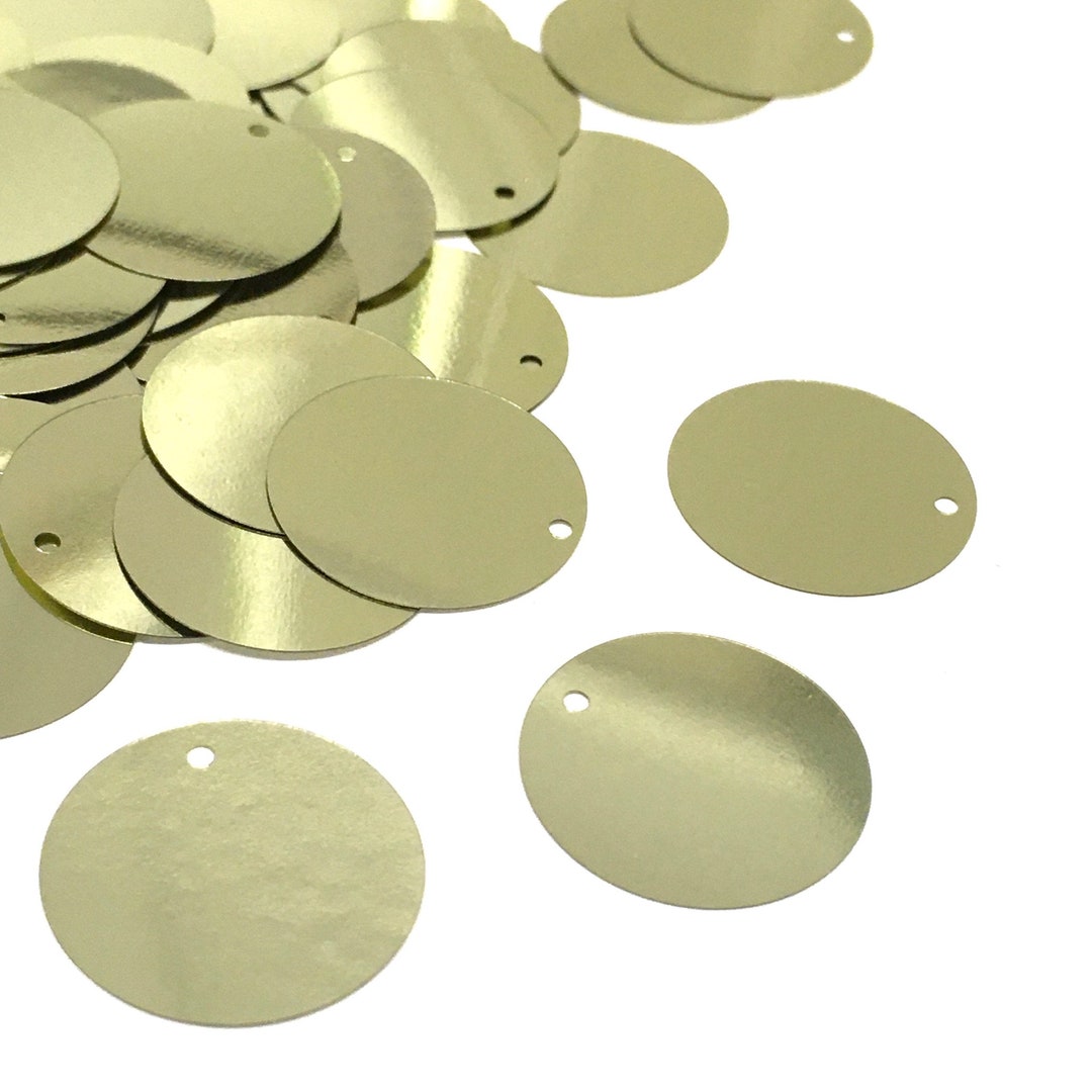 20% RECYCLED PET SEQUINS | 20mm Circles | 5 Grams | 70+ Sequins - Etsy