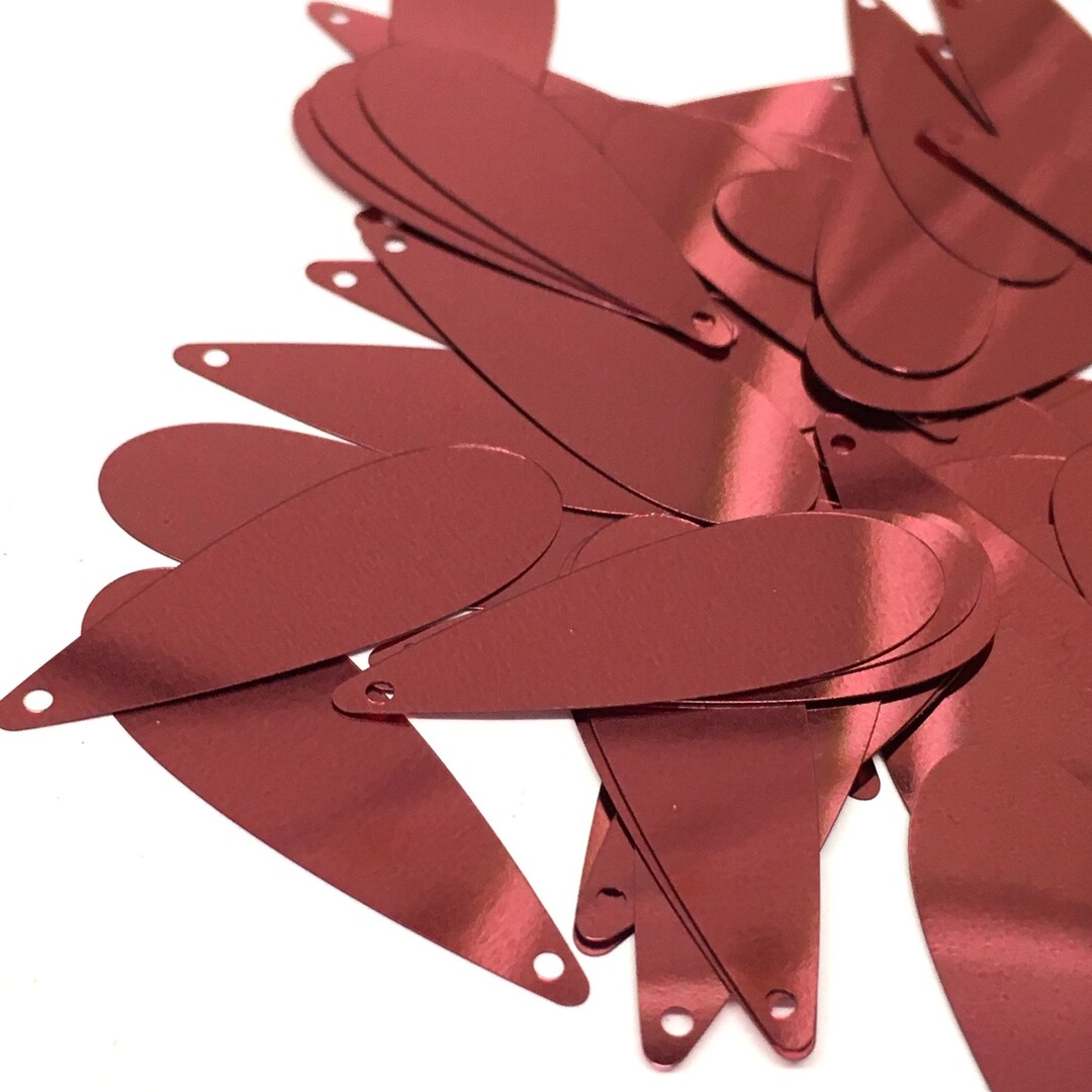 20% RECYCLED PET SEQUINS | 12*35mm Teardrops | 5 Grams | 75+ Sequins - Etsy