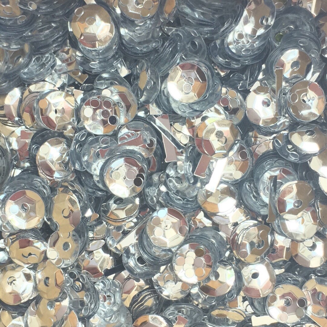 20% RECYCLED PET SEQUINS | 5mm Circles | Cupped | 5 Grams | 1,000 ...
