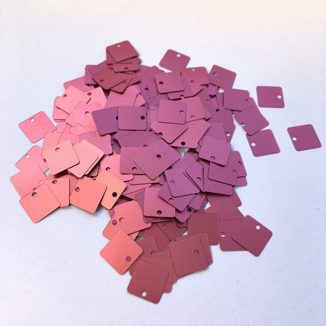 20% RECYCLED PET SEQUINS | 10mm Squares | 5 Grams | 200+ Sequins - Etsy