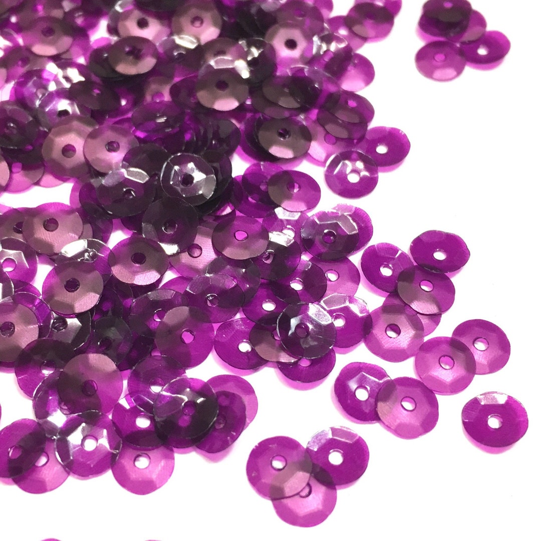 20% RECYCLED PET SEQUINS | 5mm Circles | Cupped | 5 Grams | 1,000 ...
