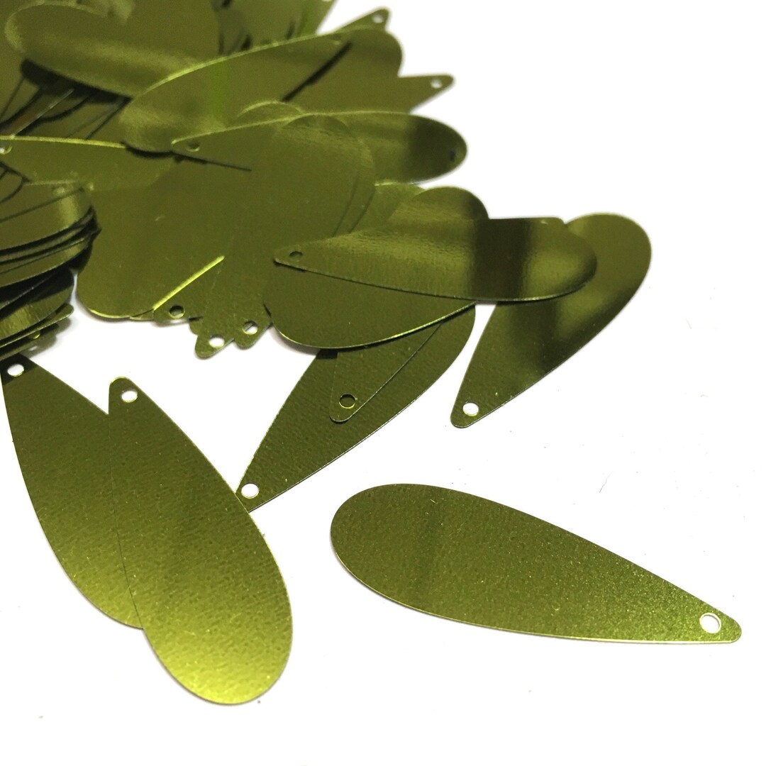 20% Recycled Plastic Teardrop Sequins | 12*35mm | 5 Grams | 75+ Sequins ...