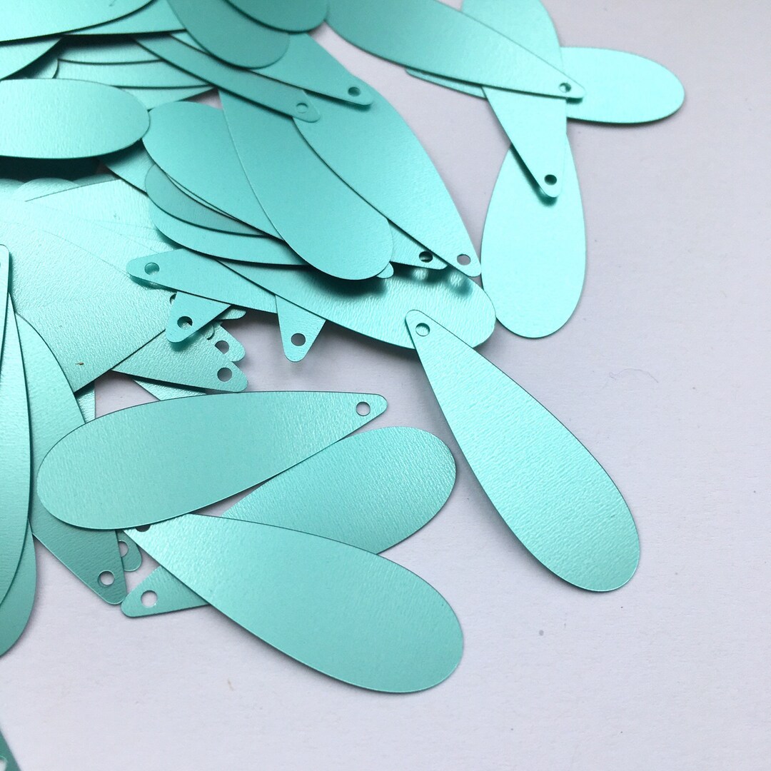 20% Recycled Plastic Sequins | 12*35mm Teardrops | 5 Grams | 75 ...