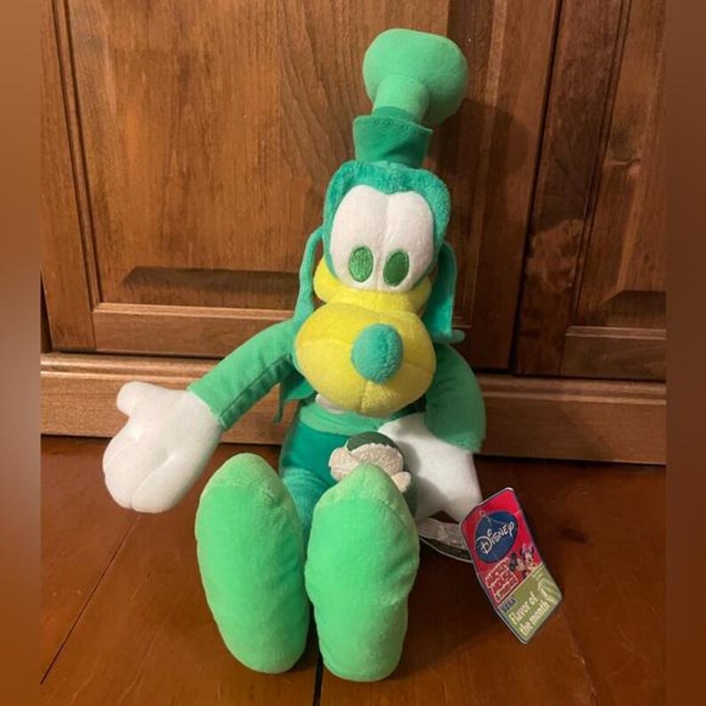 Disney Goofy Lime Green Sega Plush 16” Stuffed Animal Toy - Etsy