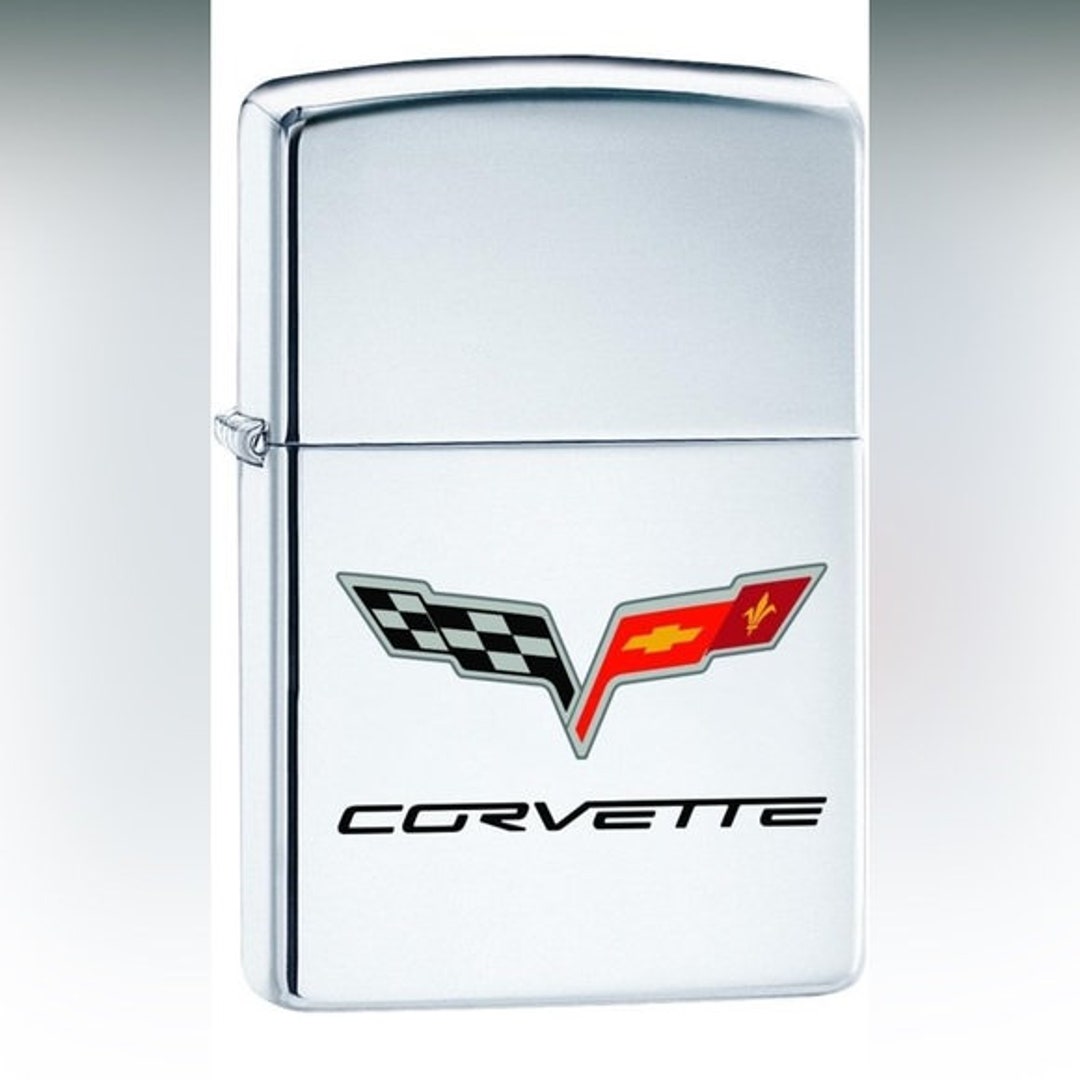 Zippo Chevy Corvette High Polish Chrome Lighter - Etsy