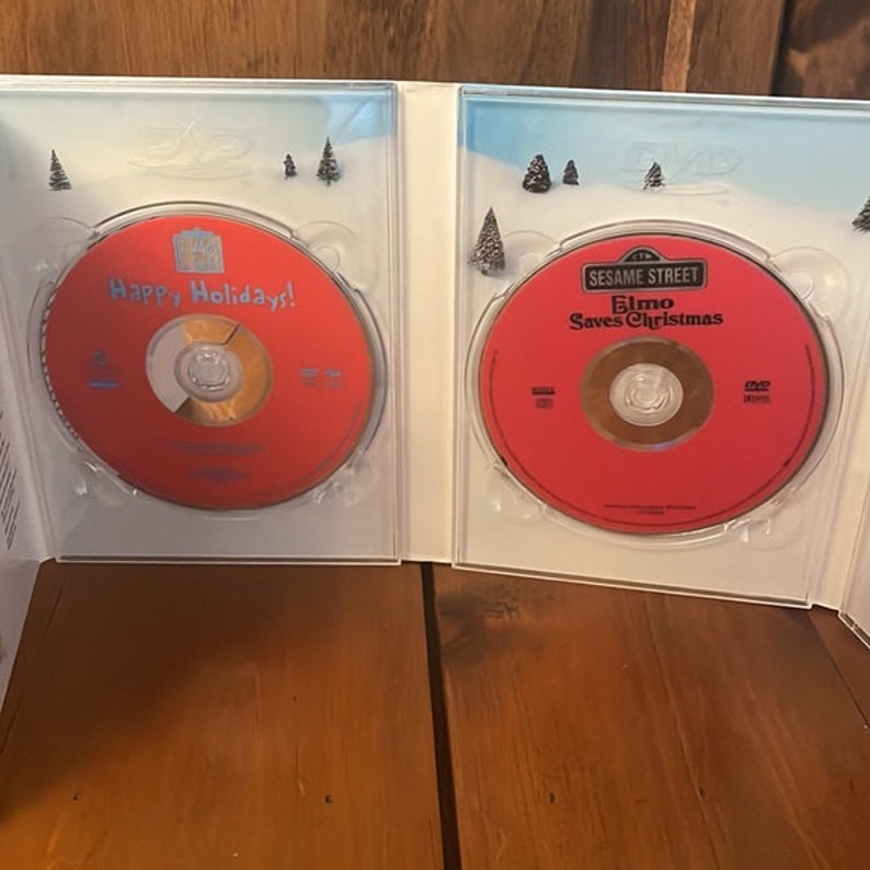 Sesame Street Happy Holidays Elmos World 3 DVD Gift - Etsy