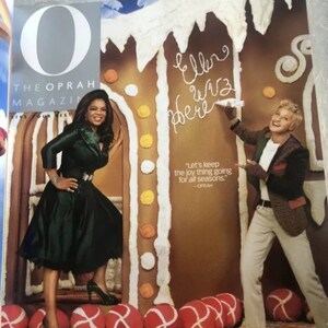 O Magazine Ellen Degeneres & Oprah Winfrey Christmas Holiday December ...