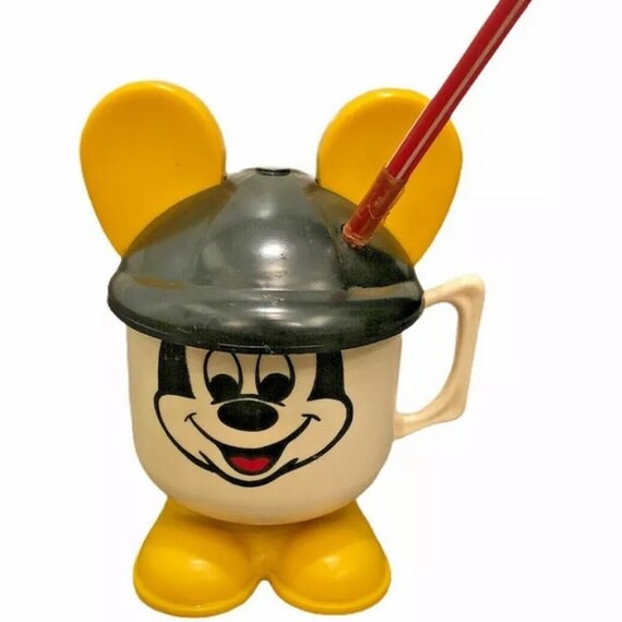 Mickey Mouse Plastic Cup With Handle