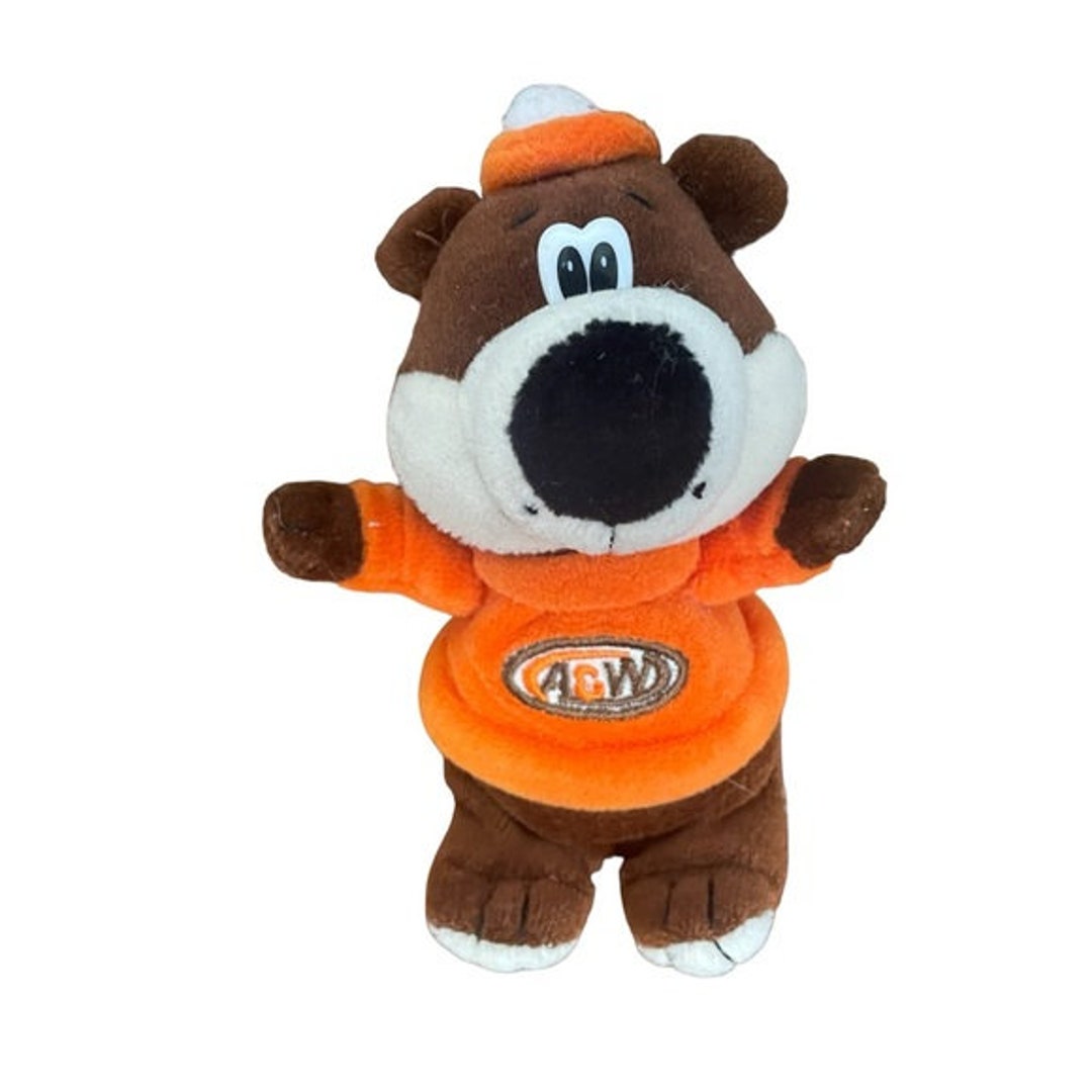 A&W Plush Beanie Bear Mascot 5.5 - Etsy