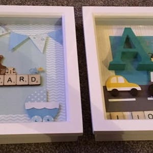 Personalised Baby Boy Box Frame New Baby Gift Baby Boy - Etsy UK
