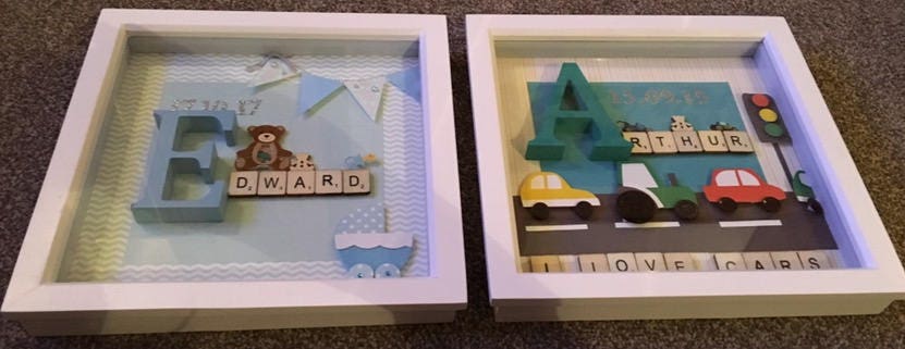 Personalised Baby Boy Box Frame New Baby Gift Baby Boy - Etsy UK