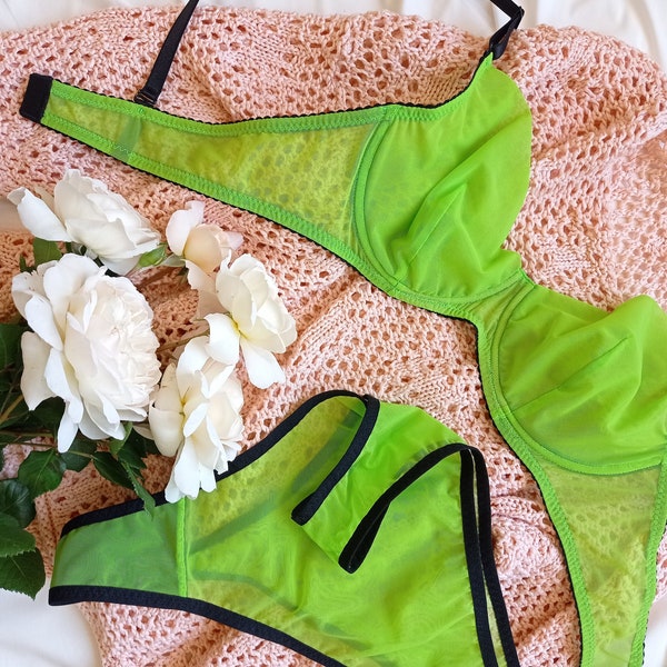 Sheer Bikini Etsy 