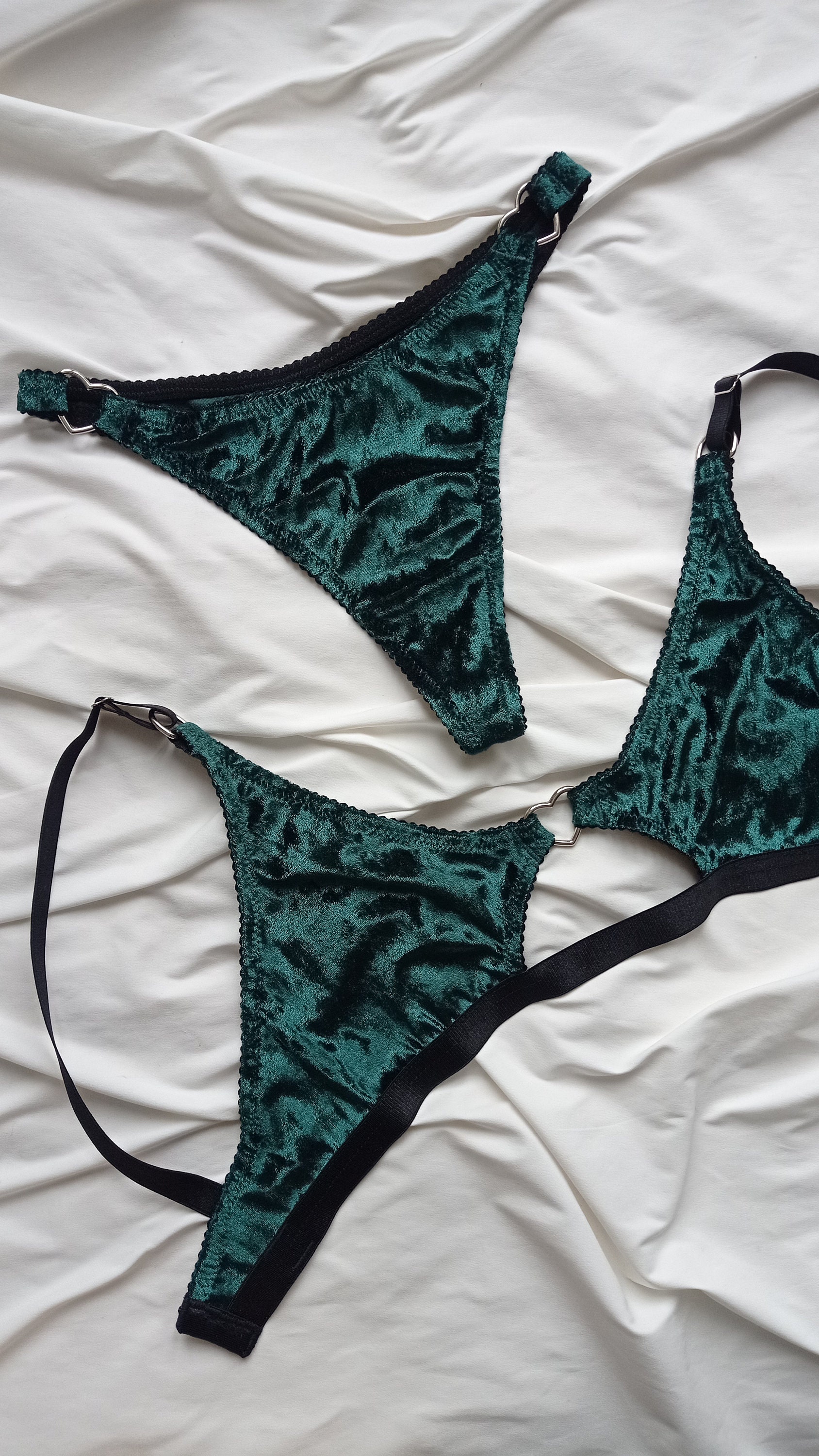 Custom Made Lingerie, Green Lingerie, Classy Lingerie, Romantic ...