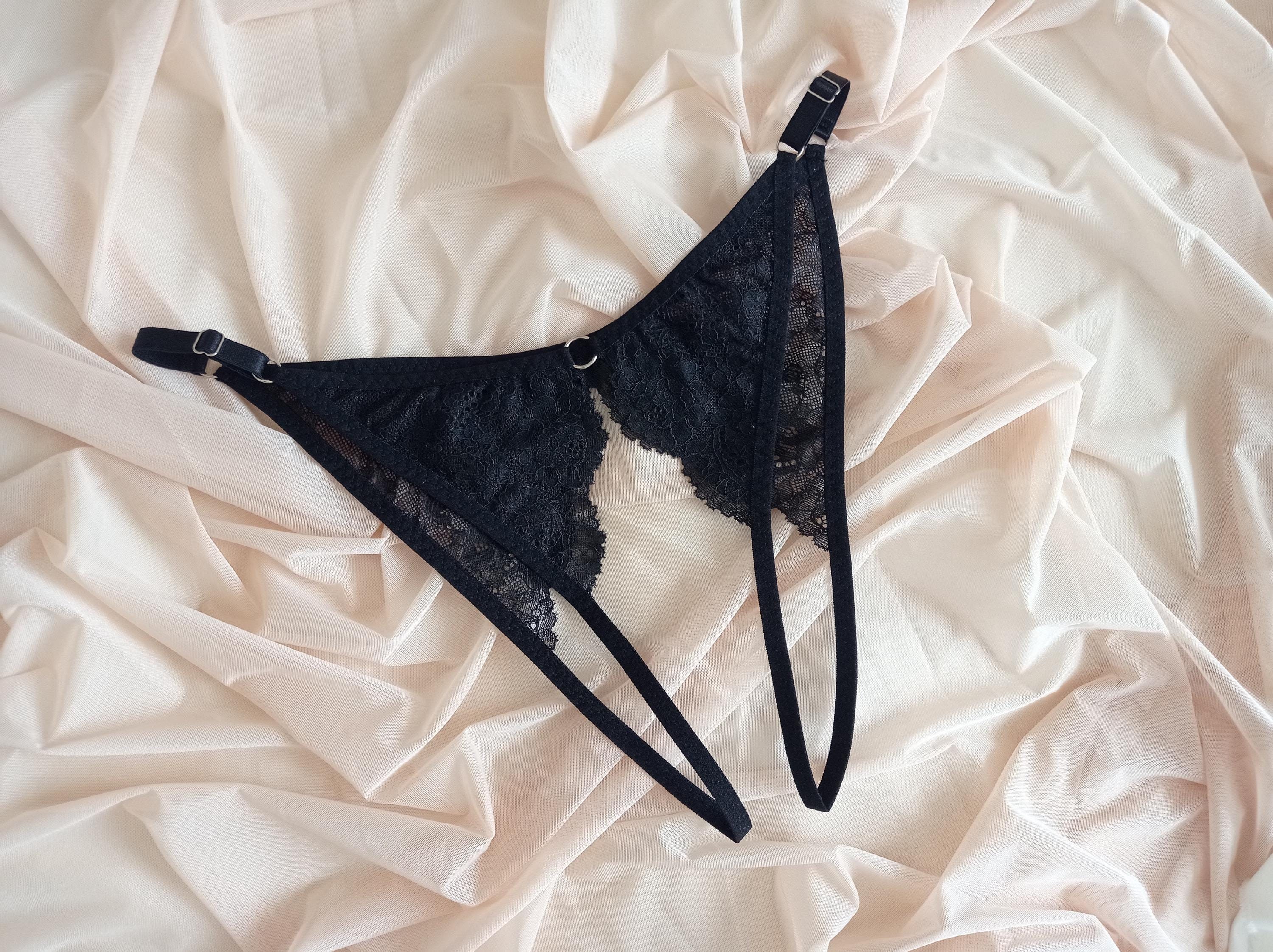 Open Crotch Panties Open Back Panties Сrotchless Bikini Sheer Bikini ...