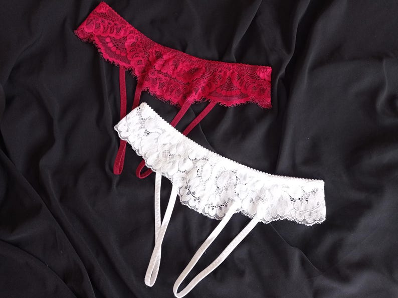 Seductive Open Crotch Bikini and Panties Set Cupless Lingerie for ...