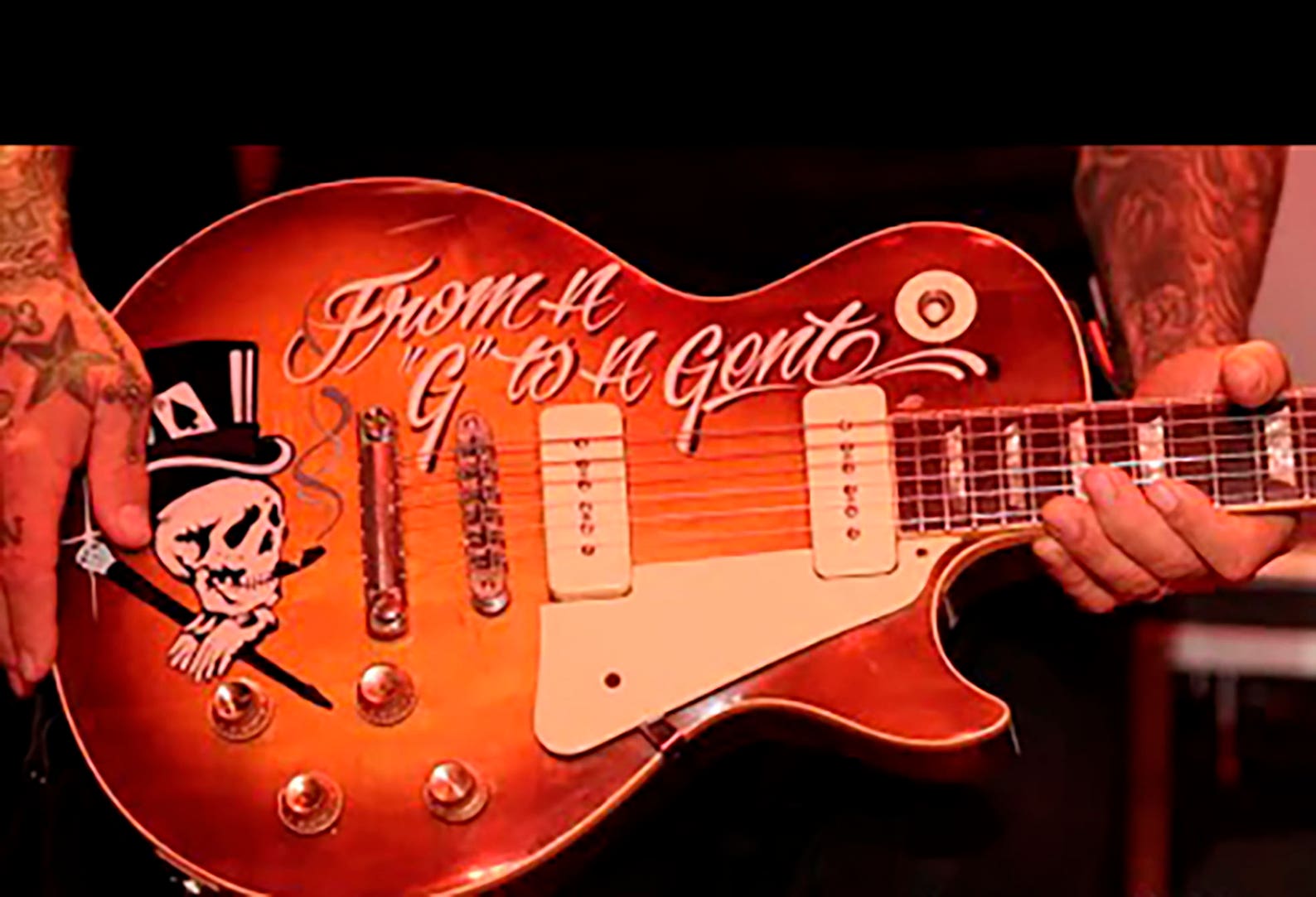 Mike Ness guitar stickers From n G to n Gent | Etsy