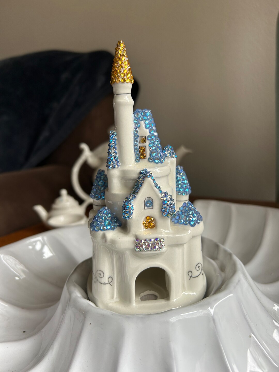 Swarovski Disney Castle Cake Topper - Etsy
