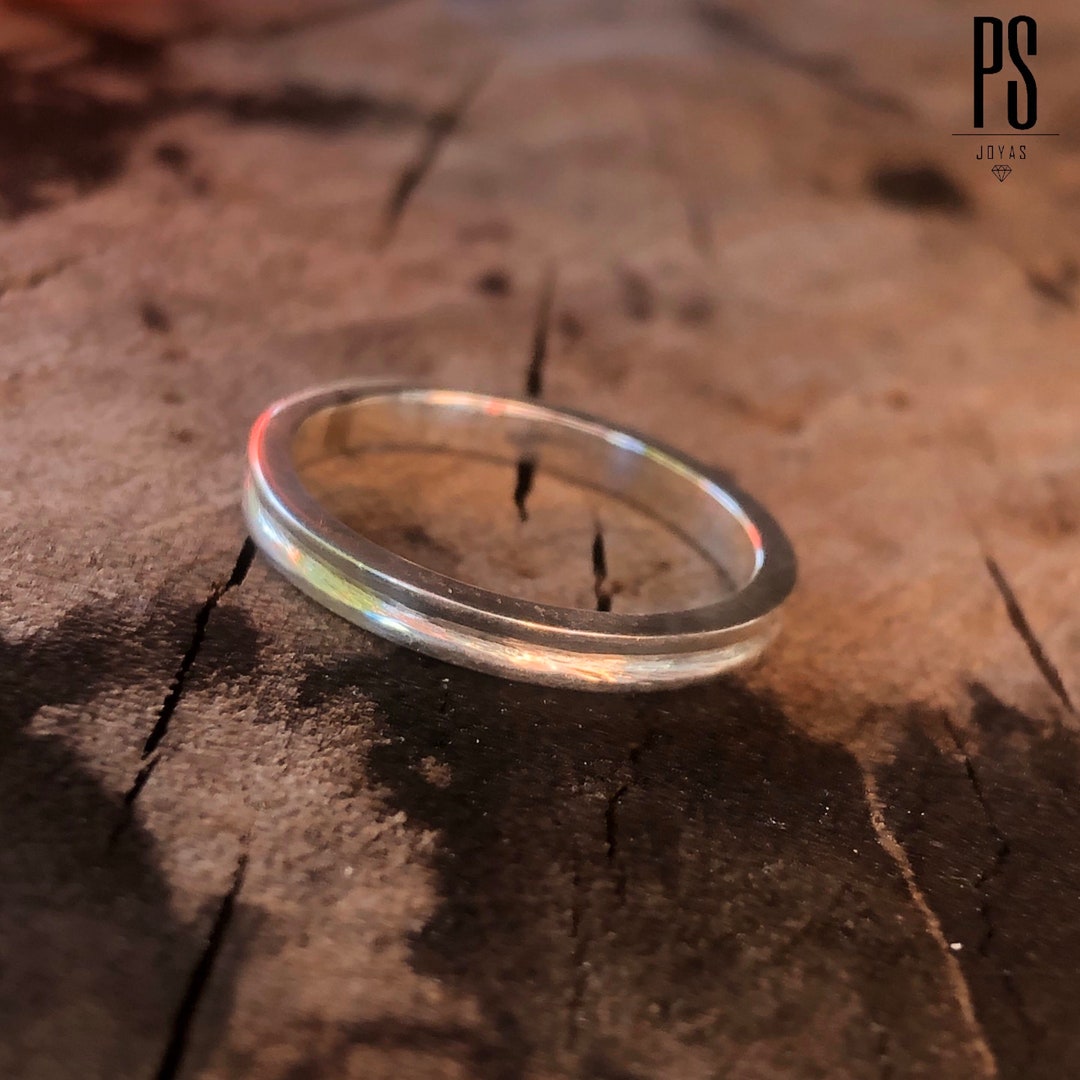 Silver Ring/ Plain Ring/ Band Ring/ Silver Band Ring/ Ring for Woman ...