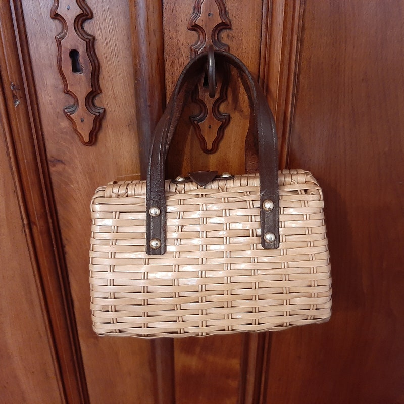 Wicker Handbag - Etsy