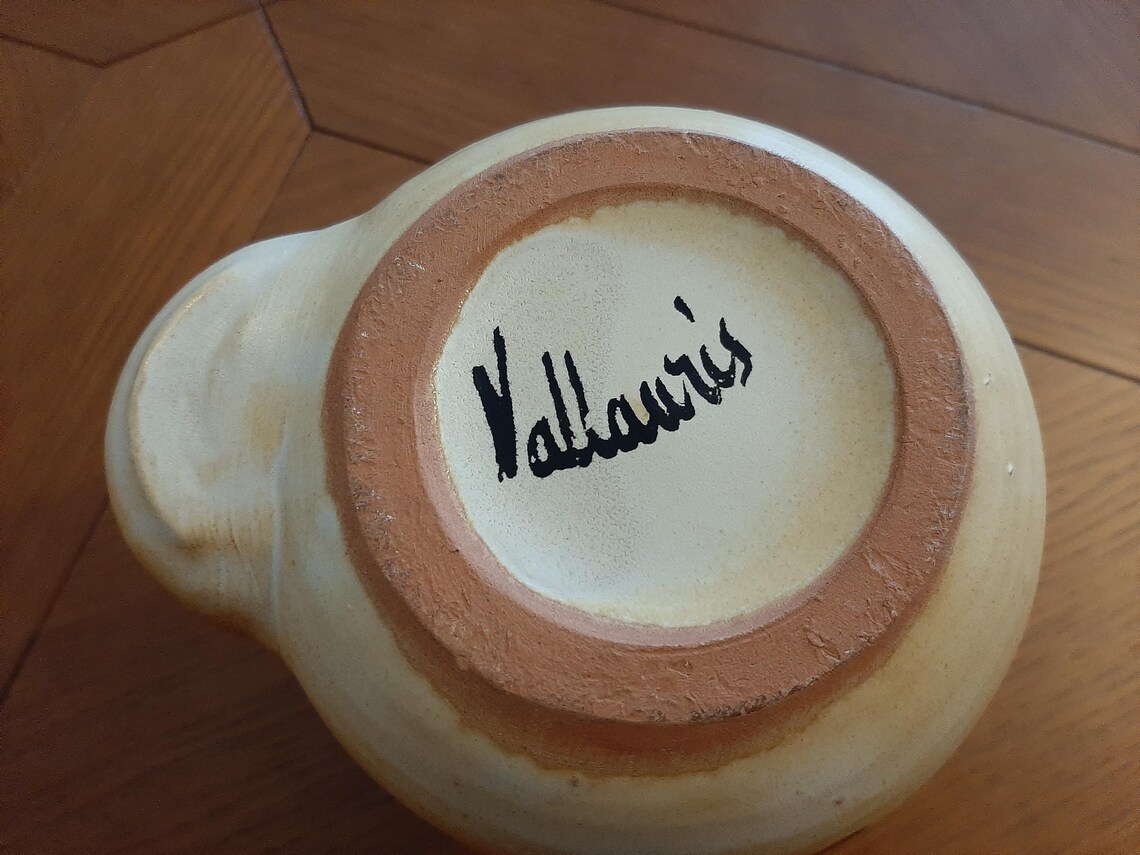Vallauris Ceramic Olive Pot, Handmade, Vintage. - Etsy