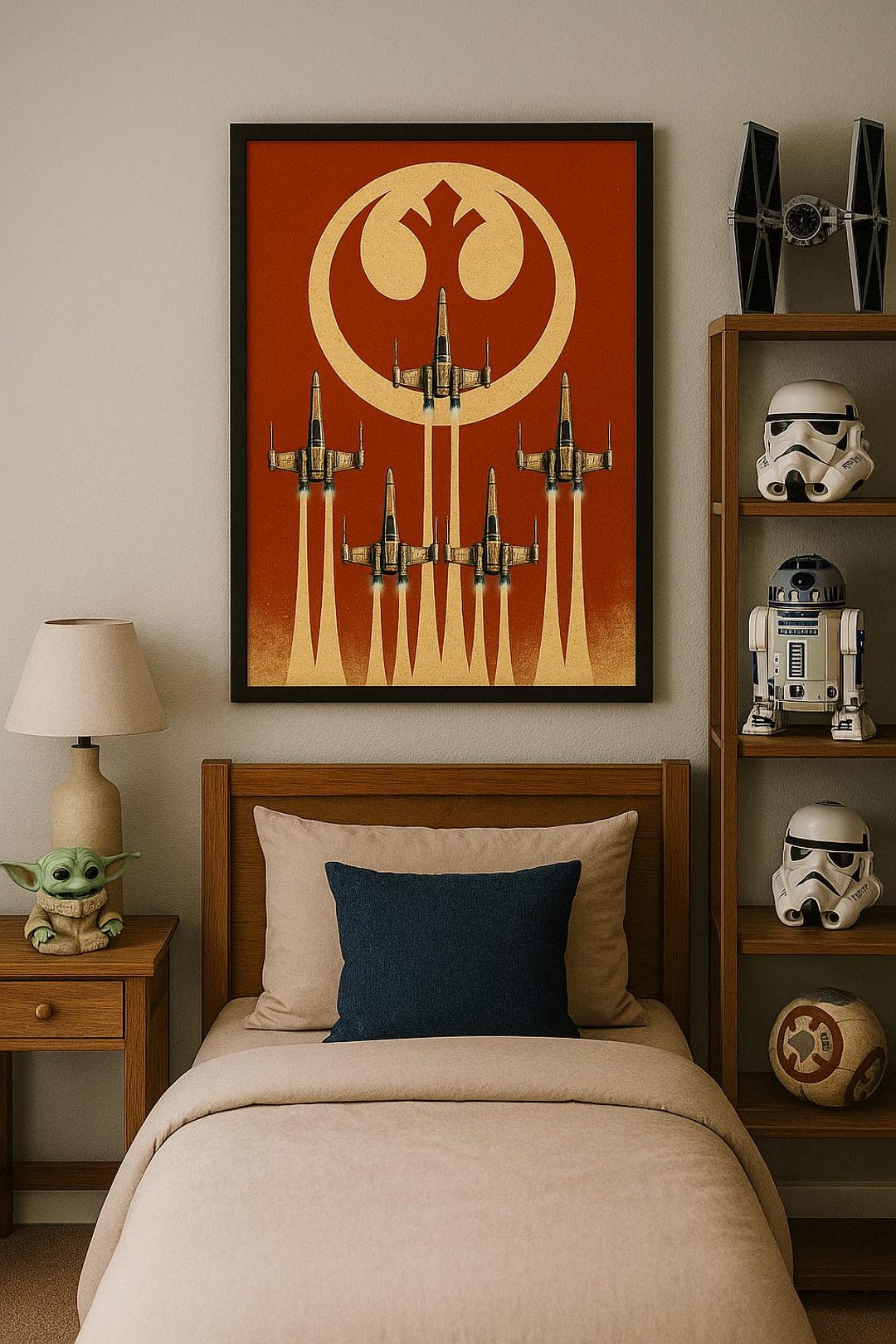 Rebel Alliance X-wing Printable Poster Star Wars-inspired Vintage ...