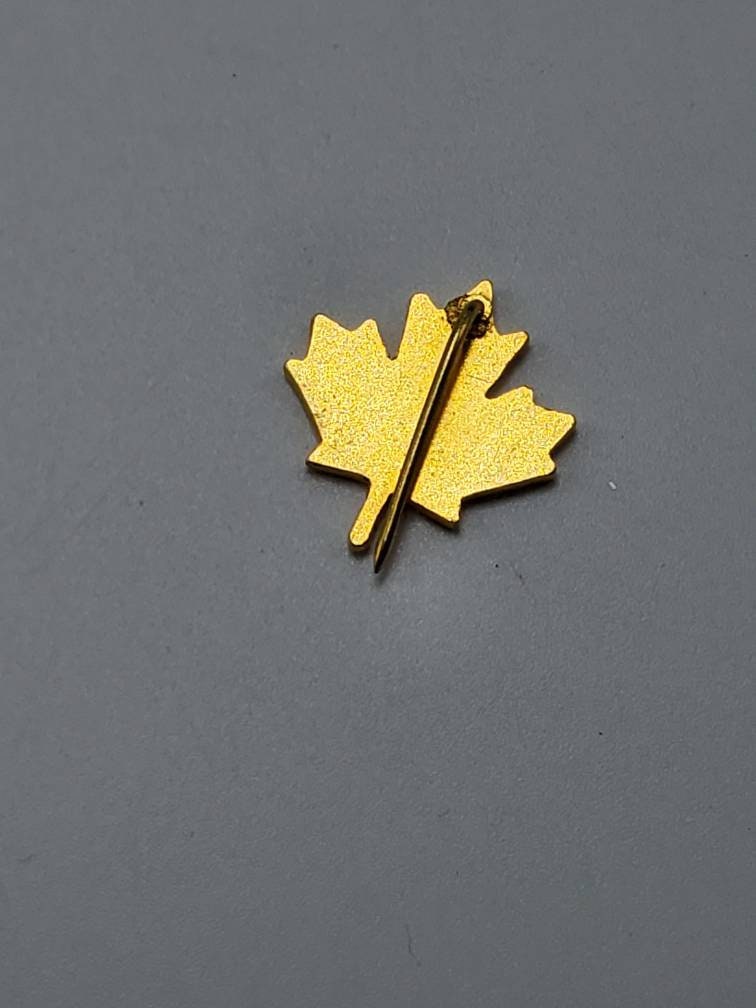60's Canadian Maple Leaf Lapel Pin Canada Gold Tone | Etsy