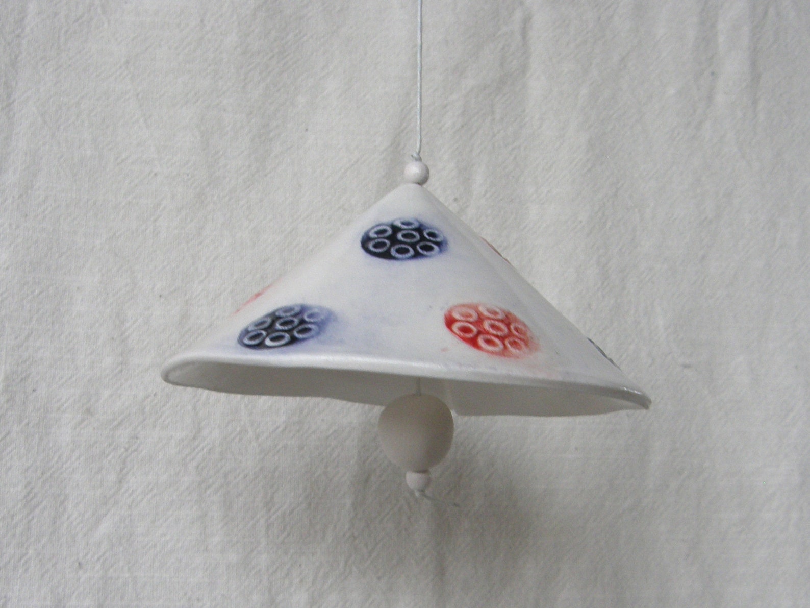 Ceramic Bell, Handmade Bell, Pottery Bell, One of A Kind Bell, Garden ...