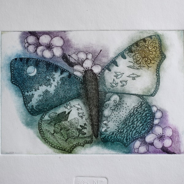 Butterfly Engraving - Etsy