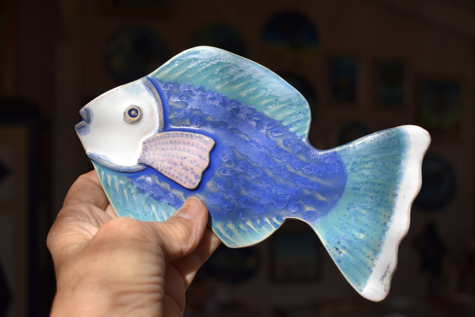 Ceramic Fish Handmade Fish Unique Ceramic Fish Wall Decor - Etsy