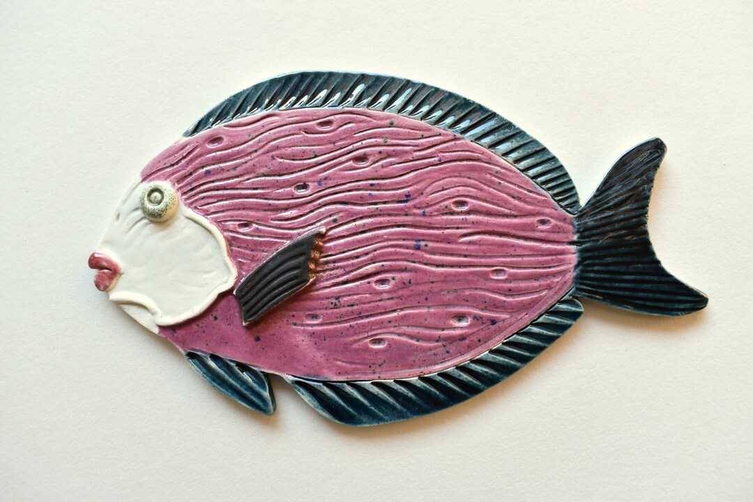 Ceramic Fish Handmade Fish Unique Ceramic Fish Wall Decor - Etsy