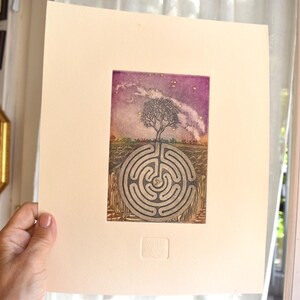 Labyrinth, Limited Edition Etching, Original Engraving, Hand Made, Fine ...
