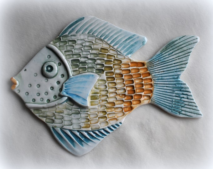 Small Fish Wall Decor Ceramic Fish Fish Wall Decoration - Etsy