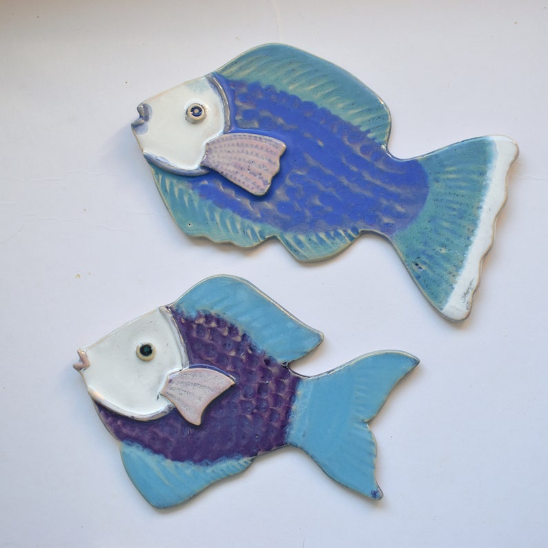 Ceramic Fish Handmade Fish Unique Ceramic Fish Wall Decor - Etsy