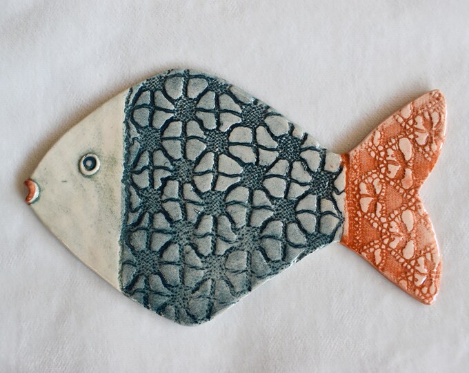 Keramic Fish Handmade Fish Wall Hanging Fish Decor Fish - Etsy