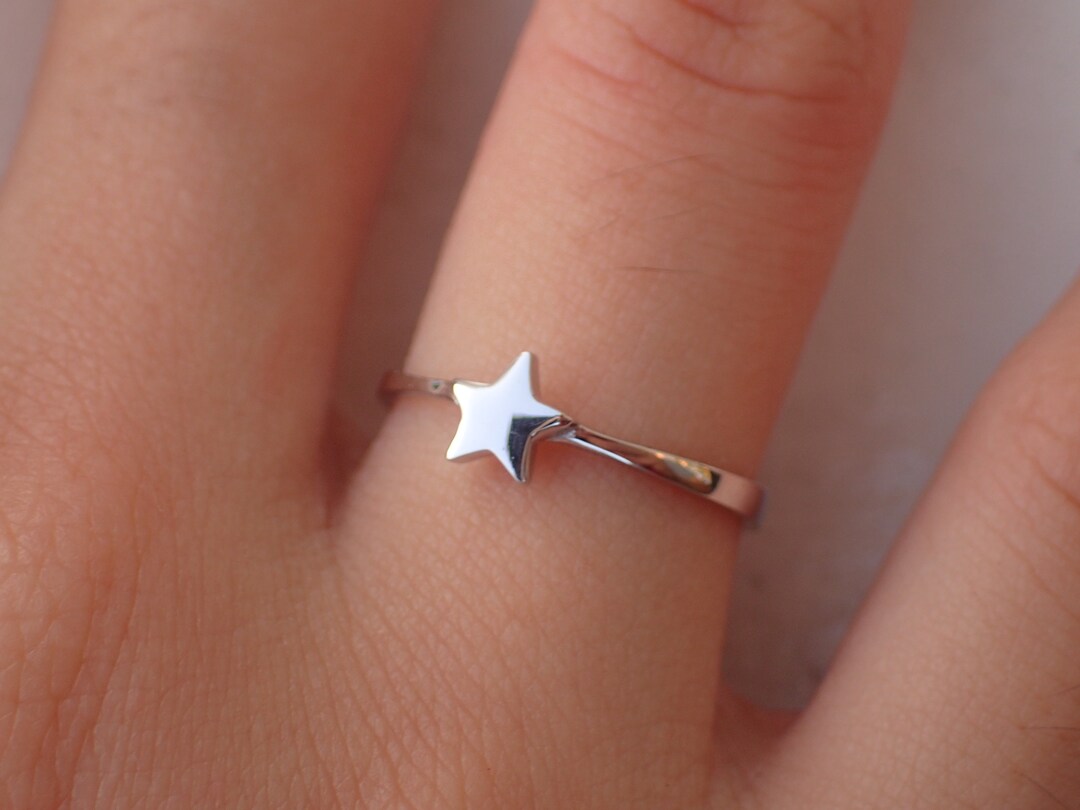 Tiny Star Ring - Shooting Star - Star Glazer Dreamer Gift - Girl First ...