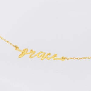 Grace Name Necklace, Personalized Necklace Gifts for Women, Dainty ...